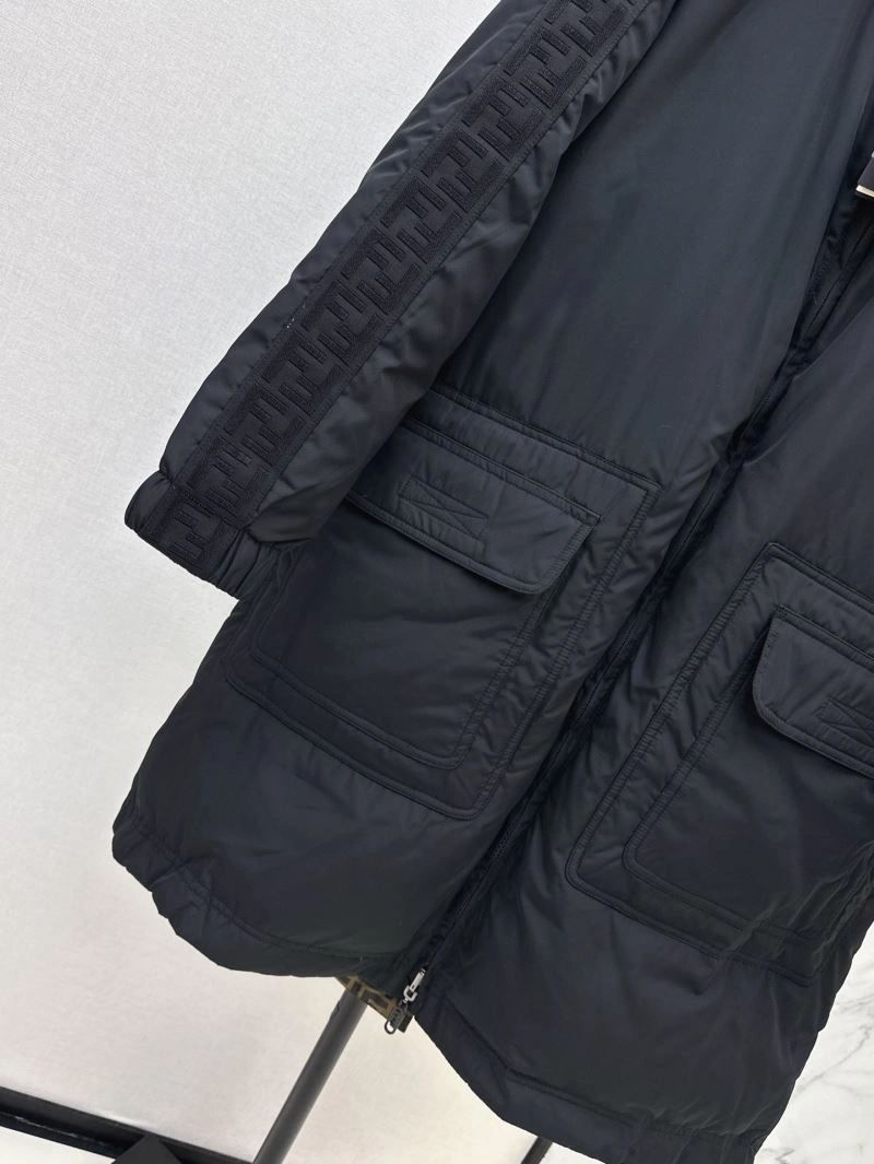 Brand-authenticated Fendi Down Jackets