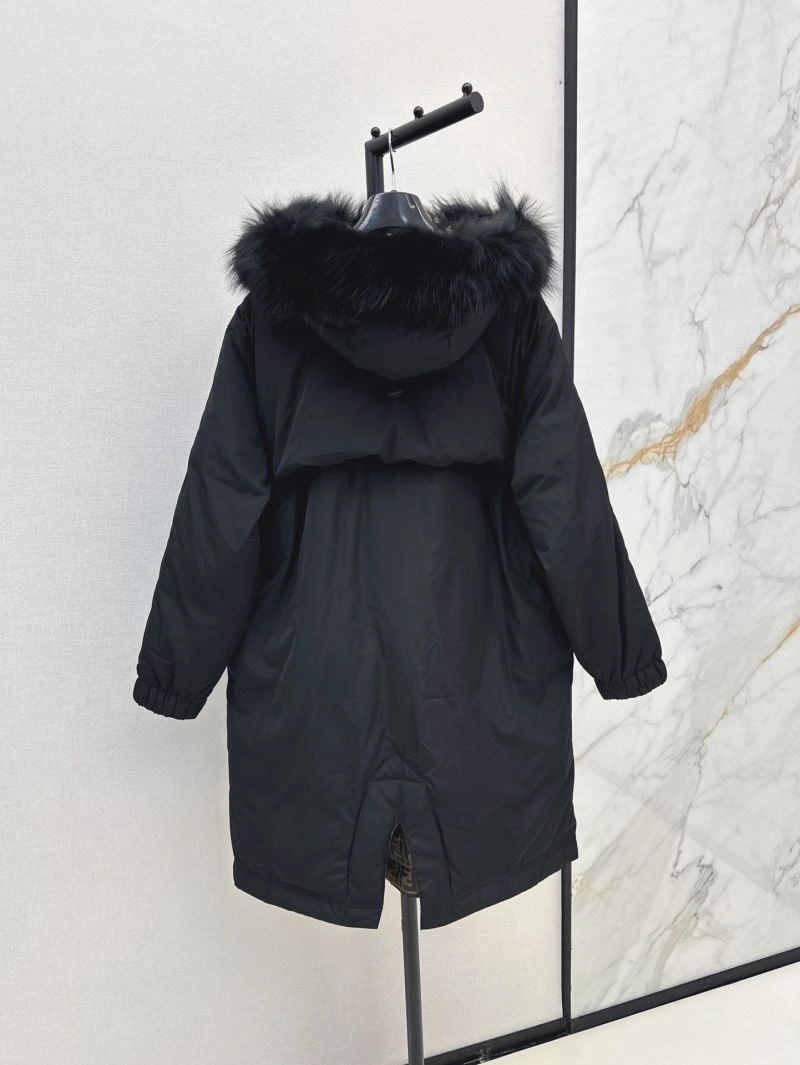 Brand-authenticated Fendi Down Jackets