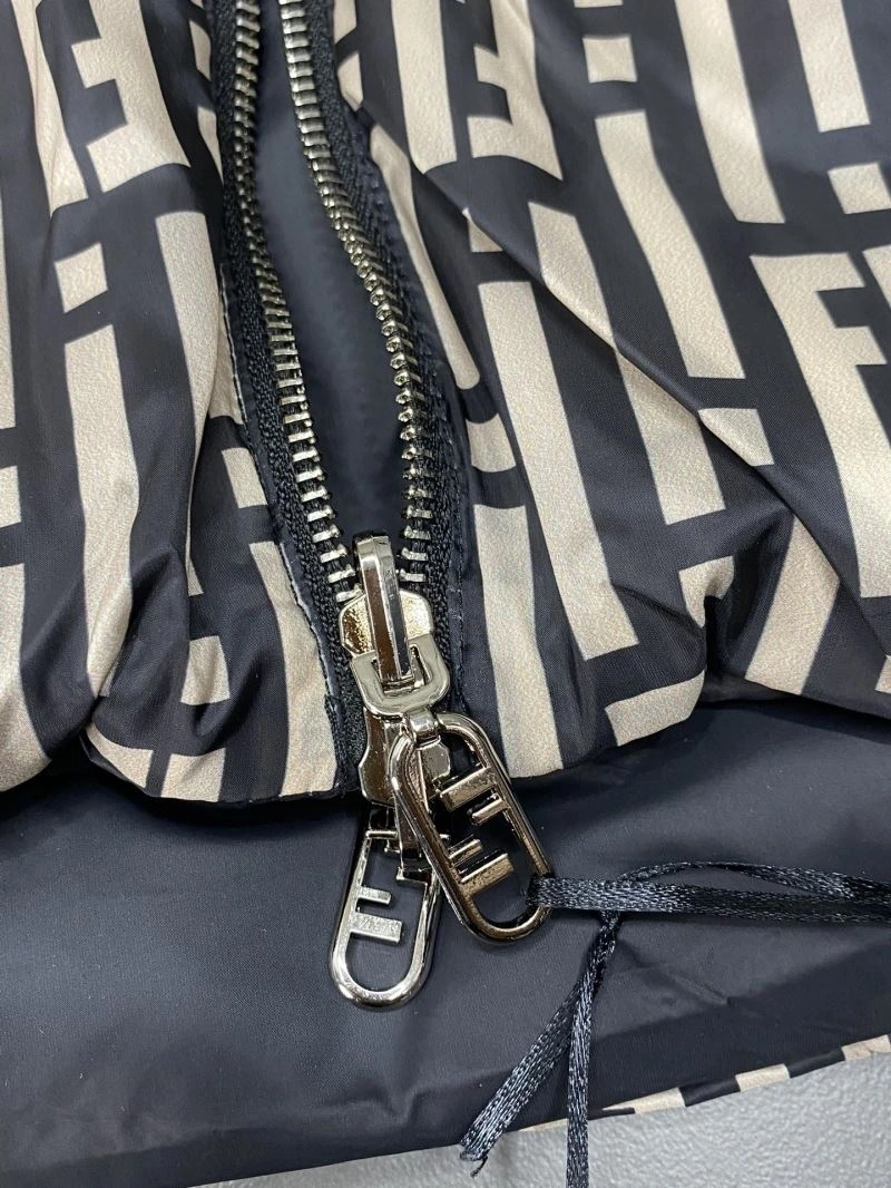 Brand-authenticated Fendi Down Jackets