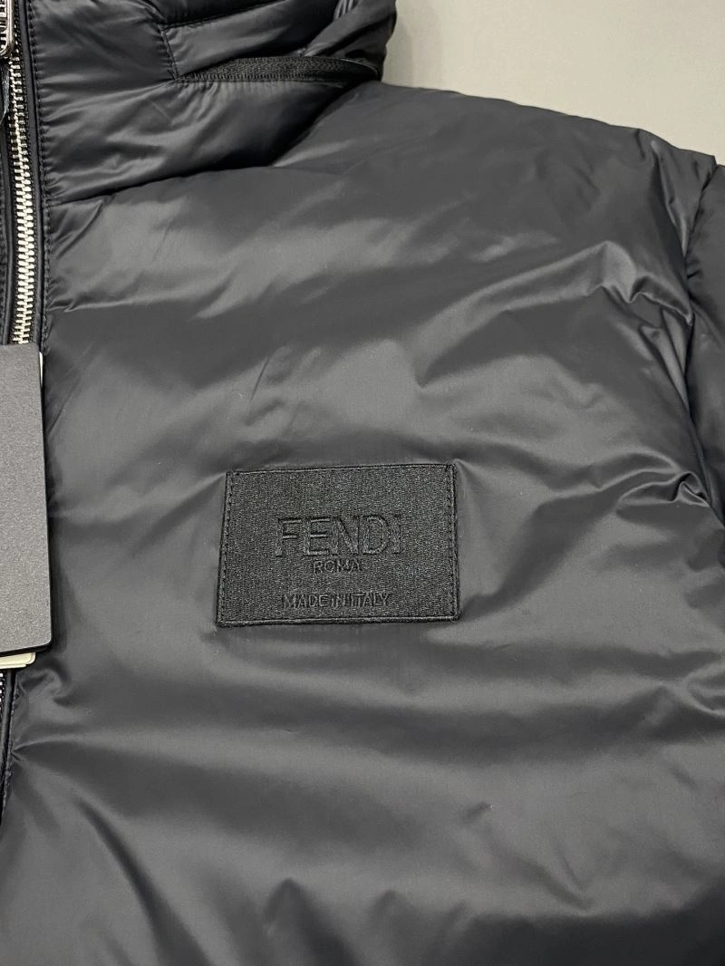 Brand-authenticated Fendi Down Jackets