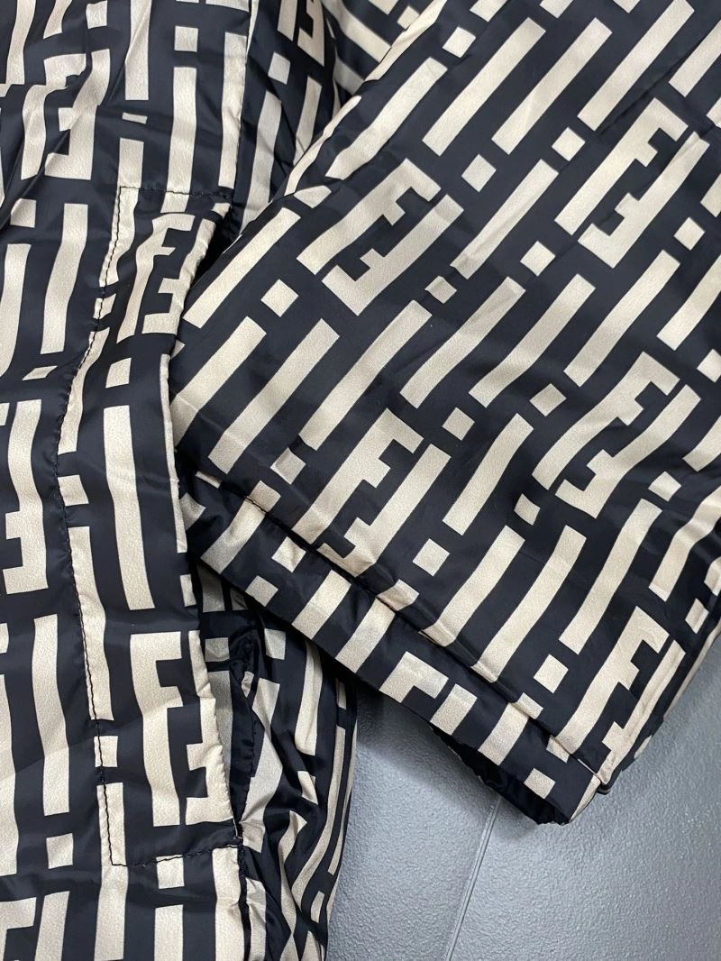 Brand-authenticated Fendi Down Jackets