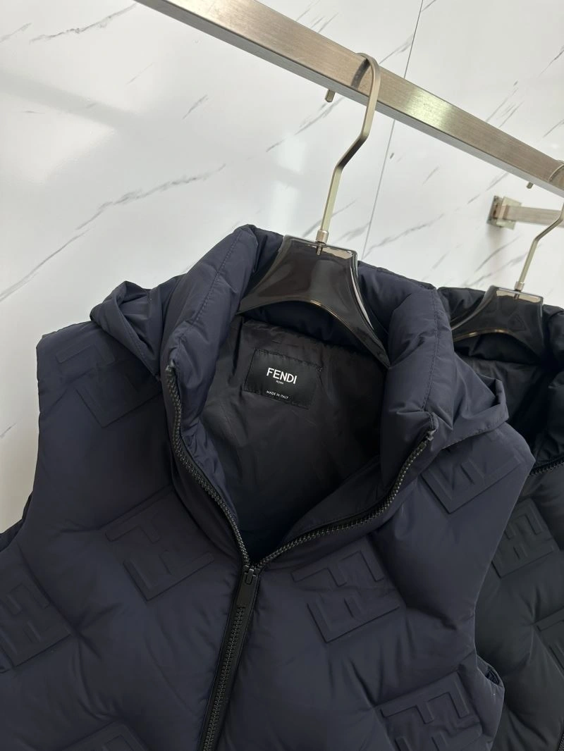 Brand-authenticated Fendi Down Jackets