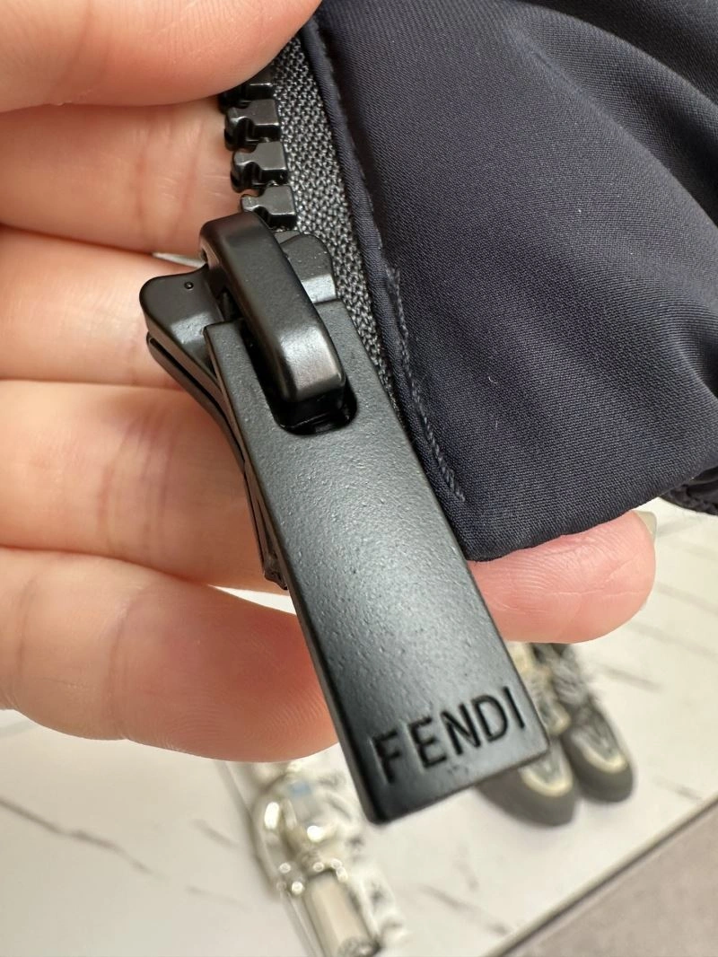 Brand-authenticated Fendi Down Jackets