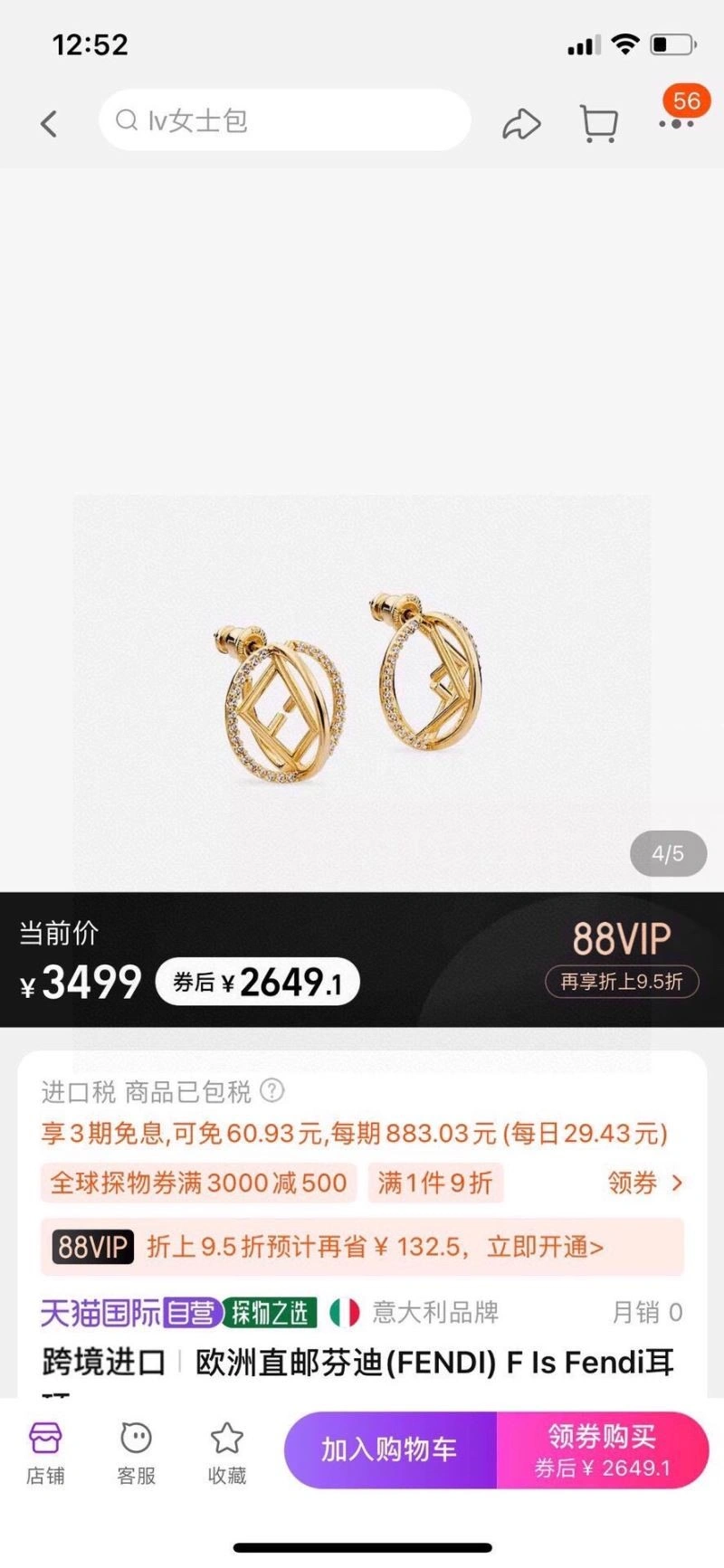 Fendi Earrings