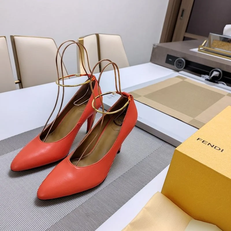 Brand-authenticated Fendi Heeled Shoes