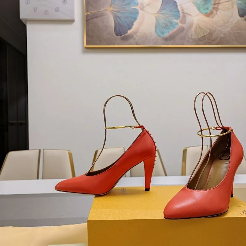 Brand-authenticated Fendi Heeled Shoes