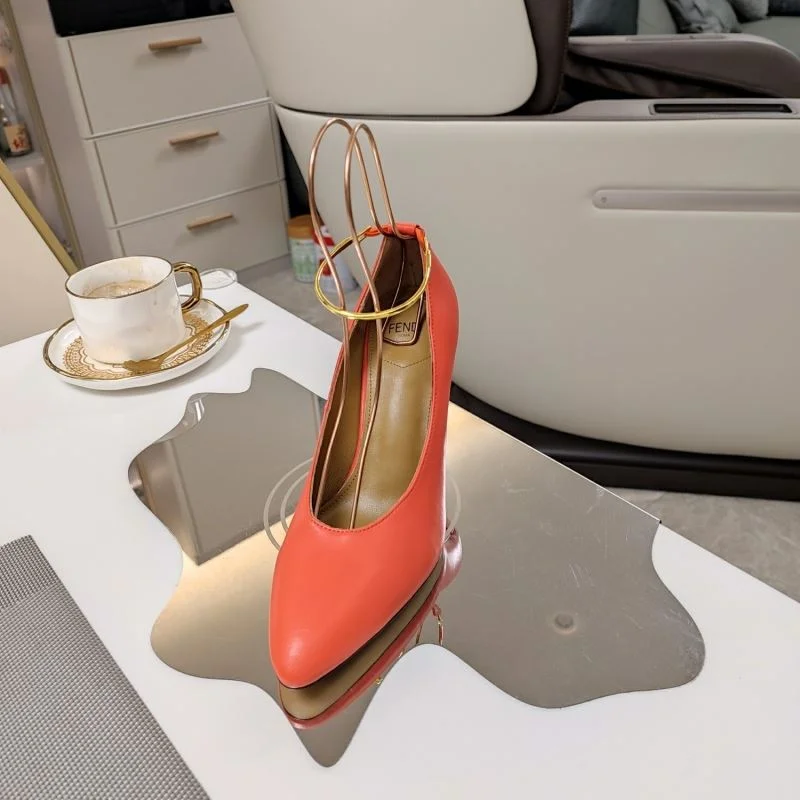 Brand-authenticated Fendi Heeled Shoes