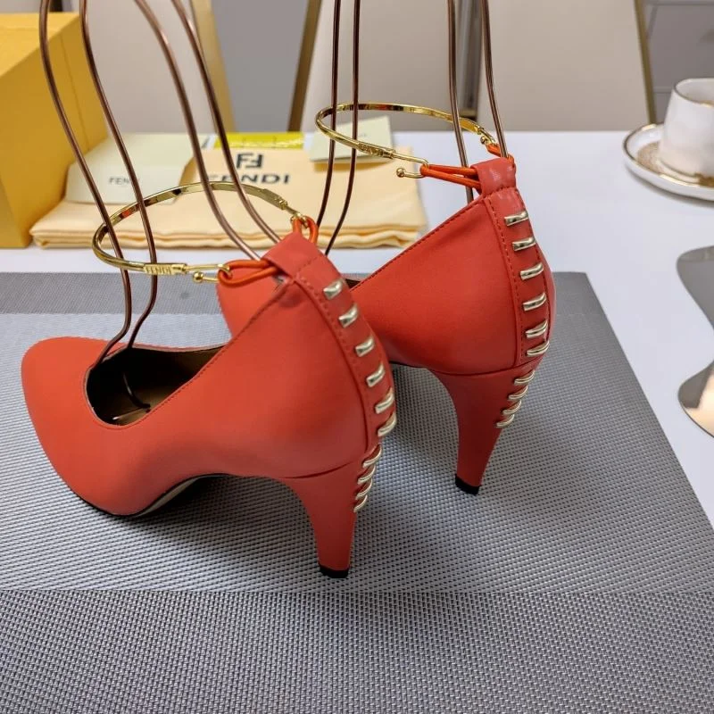 Brand-authenticated Fendi Heeled Shoes