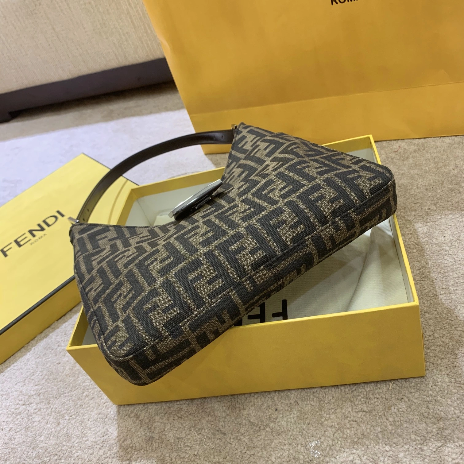 Brand-authenticated Fendi Hobo Bags