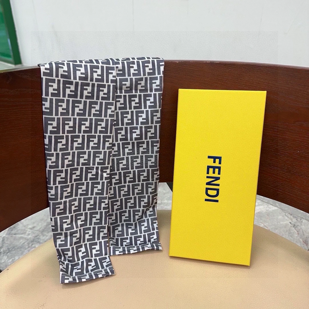 Brand-authenticated Fendi Ice Silk Sleeves
