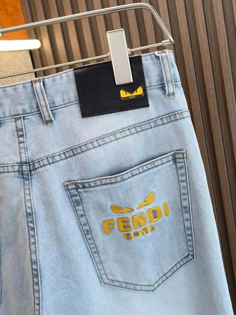 Brand-authenticated Fendi Jeans