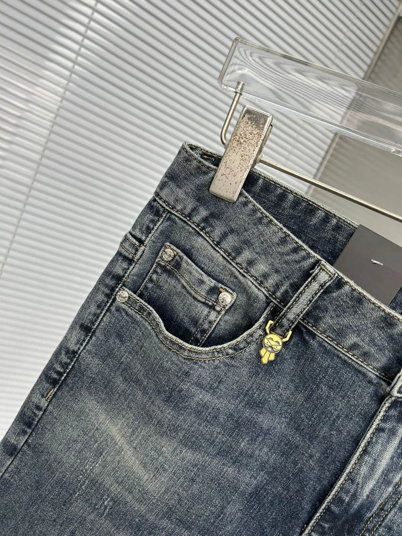 Brand-authenticated Fendi Jeans