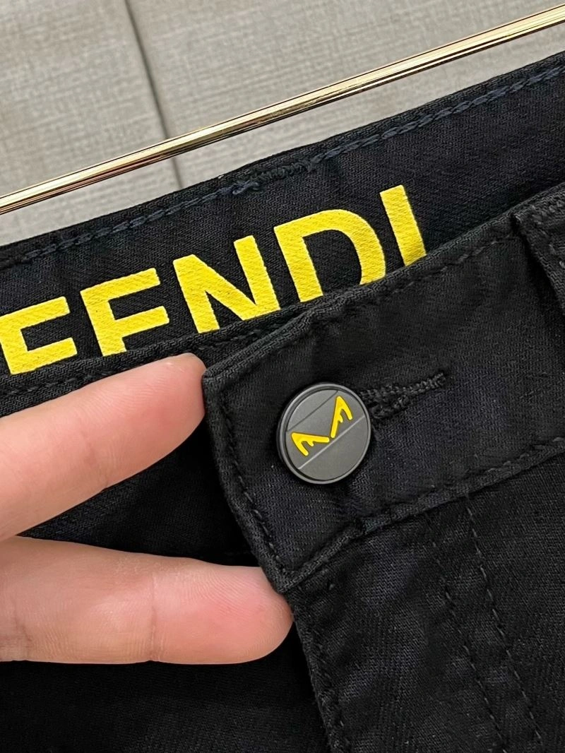 Brand-authenticated Fendi Jeans