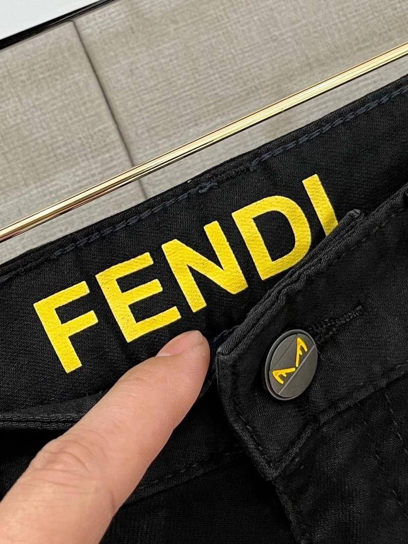 Brand-authenticated Fendi Jeans