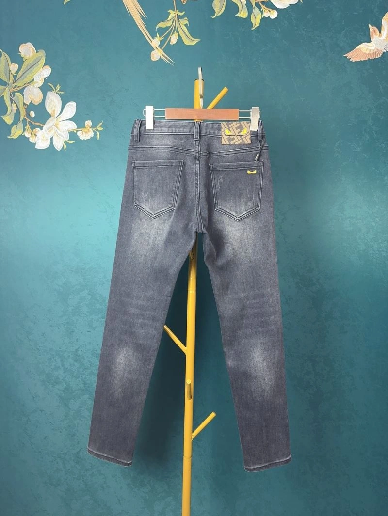 Brand-authenticated Fendi Jeans