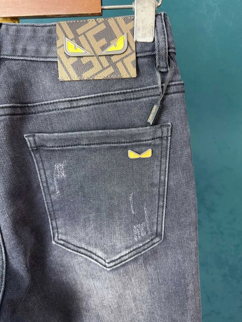 Brand-authenticated Fendi Jeans