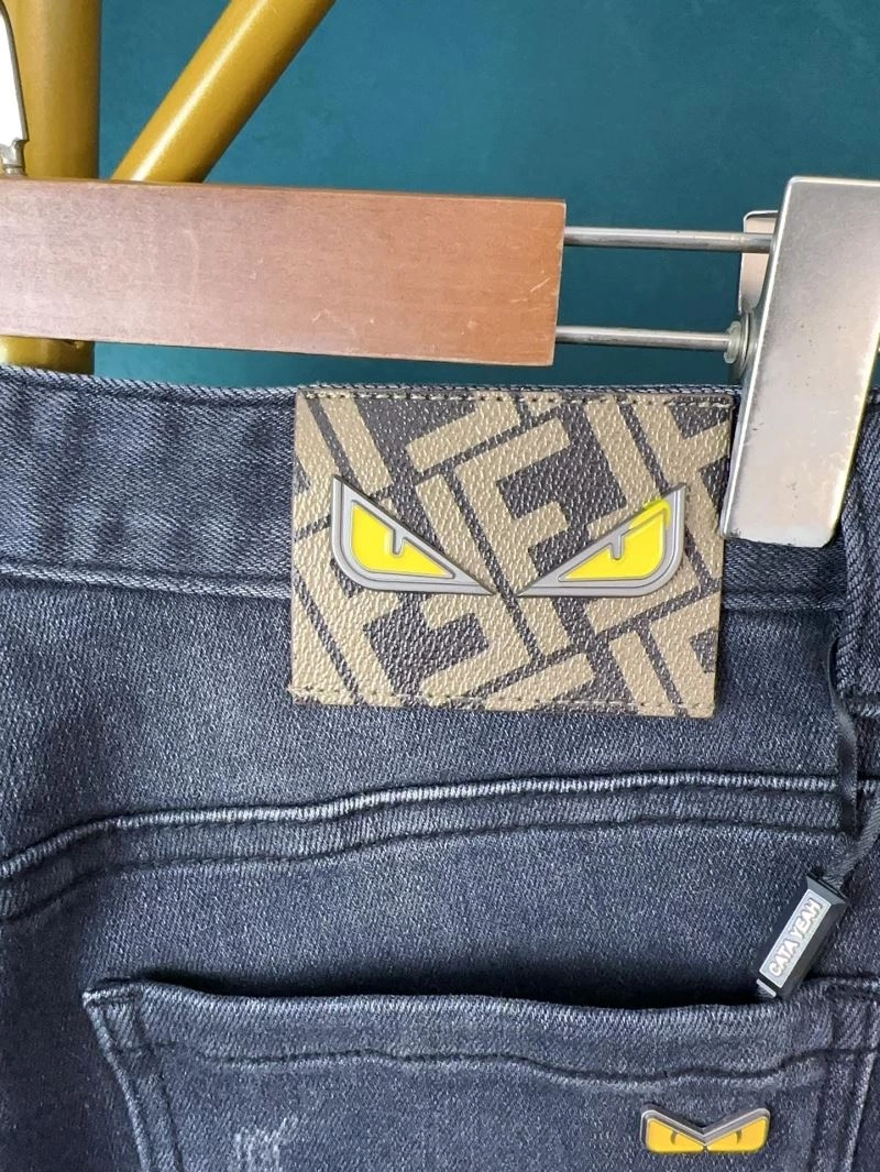Brand-authenticated Fendi Jeans