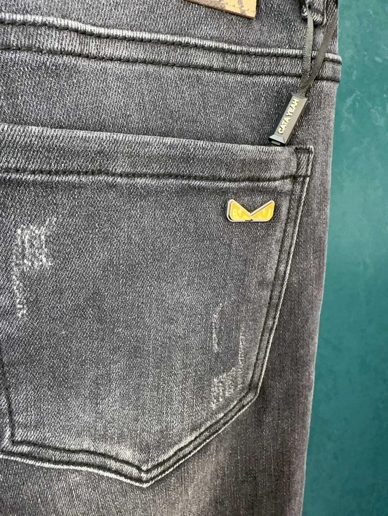 Brand-authenticated Fendi Jeans