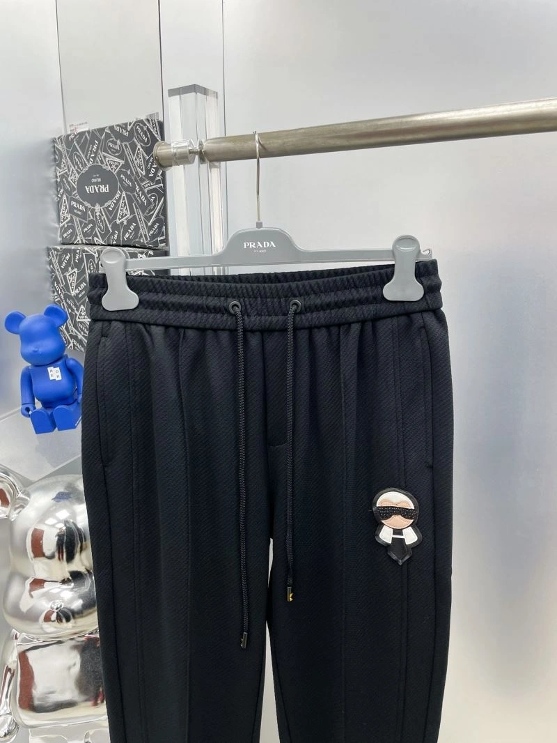 Brand-authenticated Fendi Long Pants