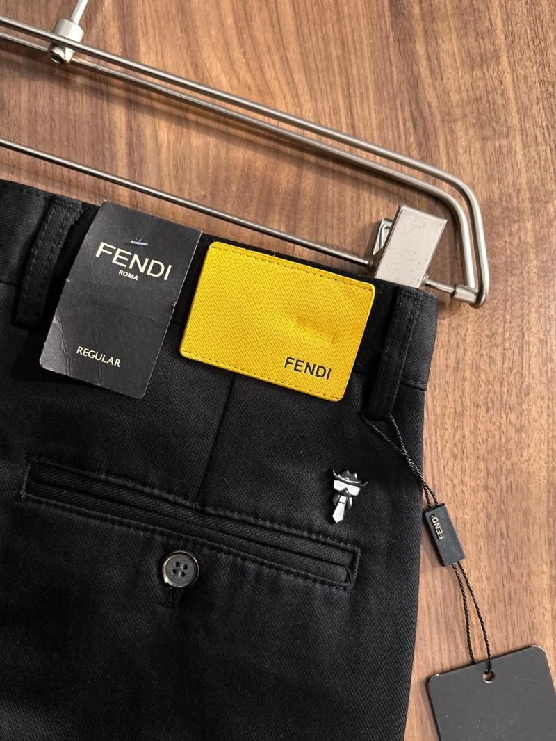 Brand-authenticated Fendi Long Pants