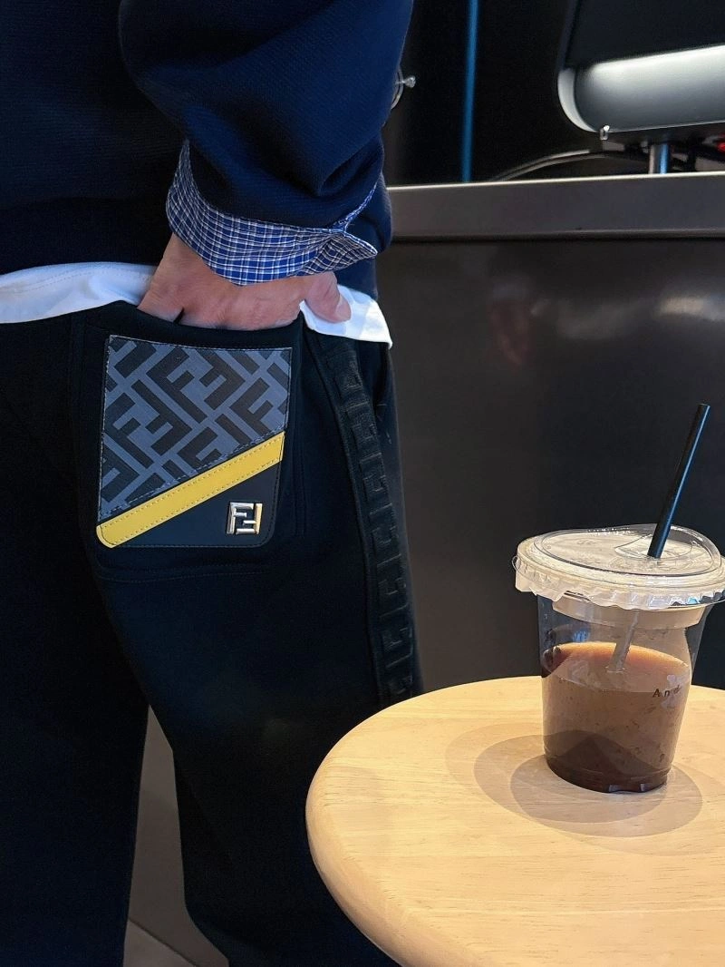 Brand-authenticated Fendi Long Pants