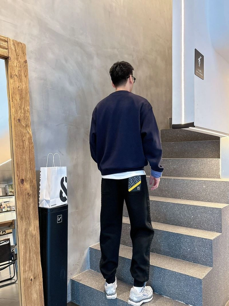 Brand-authenticated Fendi Long Pants