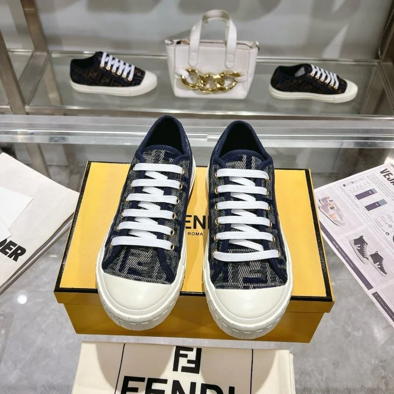 Brand-authenticated Fendi Low Shoes