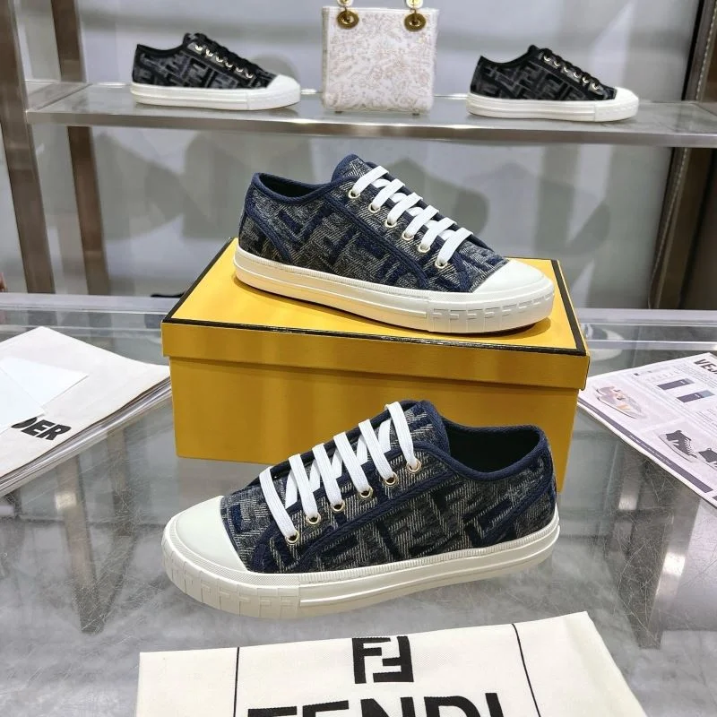 Brand-authenticated Fendi Low Shoes