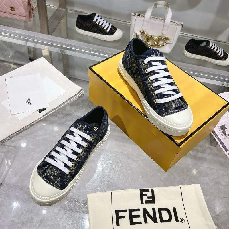 Brand-authenticated Fendi Low Shoes