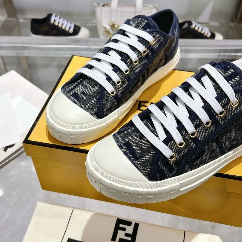 Brand-authenticated Fendi Low Shoes