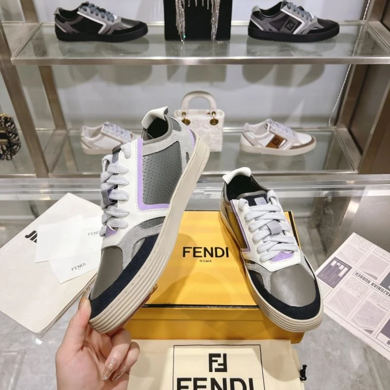 Brand-authenticated Fendi Low Shoes