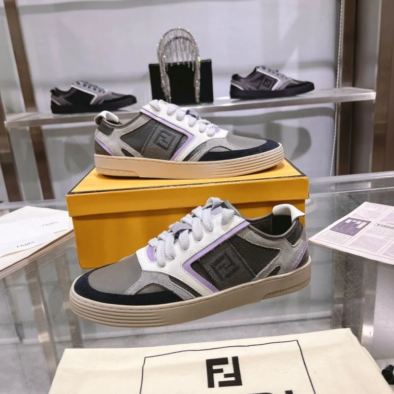Brand-authenticated Fendi Low Shoes