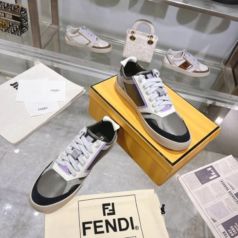Brand-authenticated Fendi Low Shoes