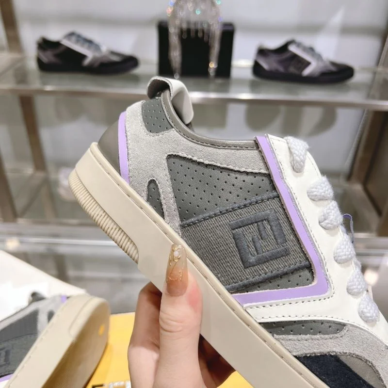 Brand-authenticated Fendi Low Shoes