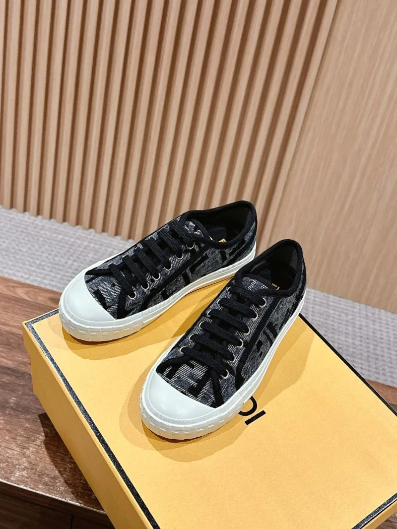 Brand-authenticated Fendi Low Shoes