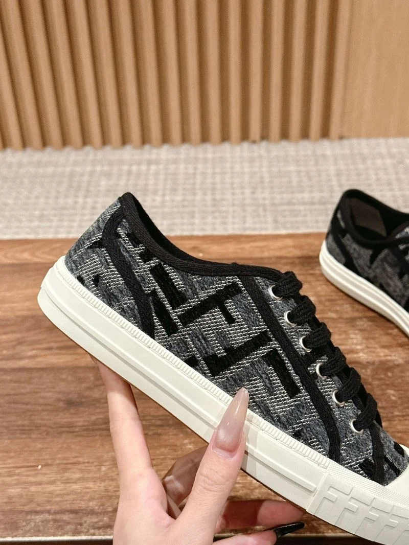 Brand-authenticated Fendi Low Shoes