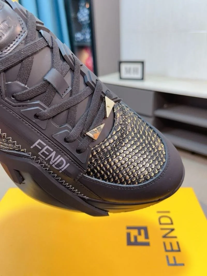 Precise copy Fendi Low Shoes