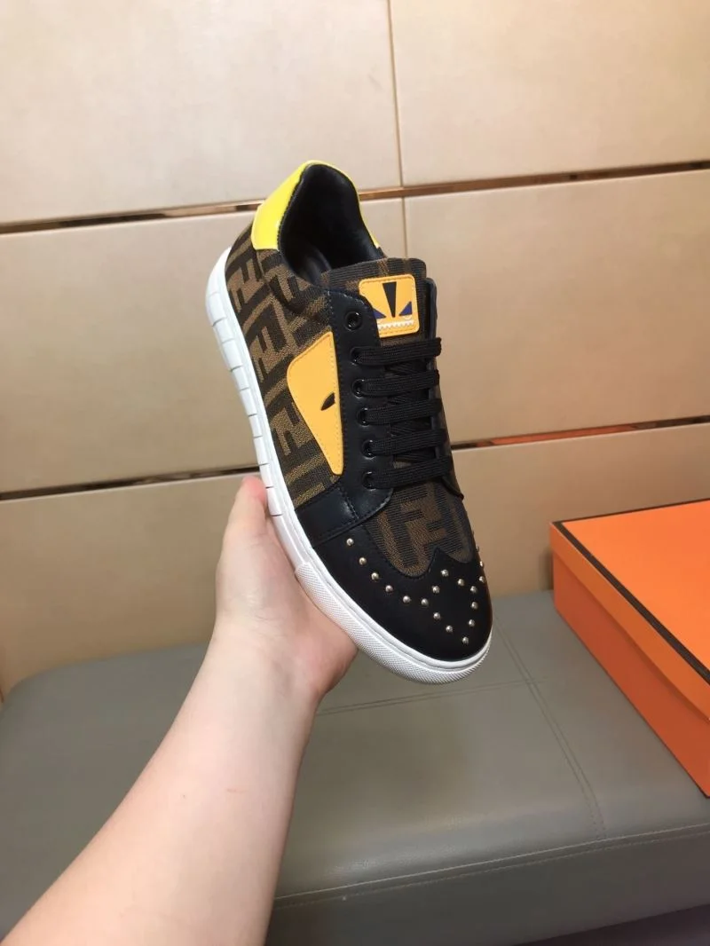 Brand-authenticated Fendi Low Shoes