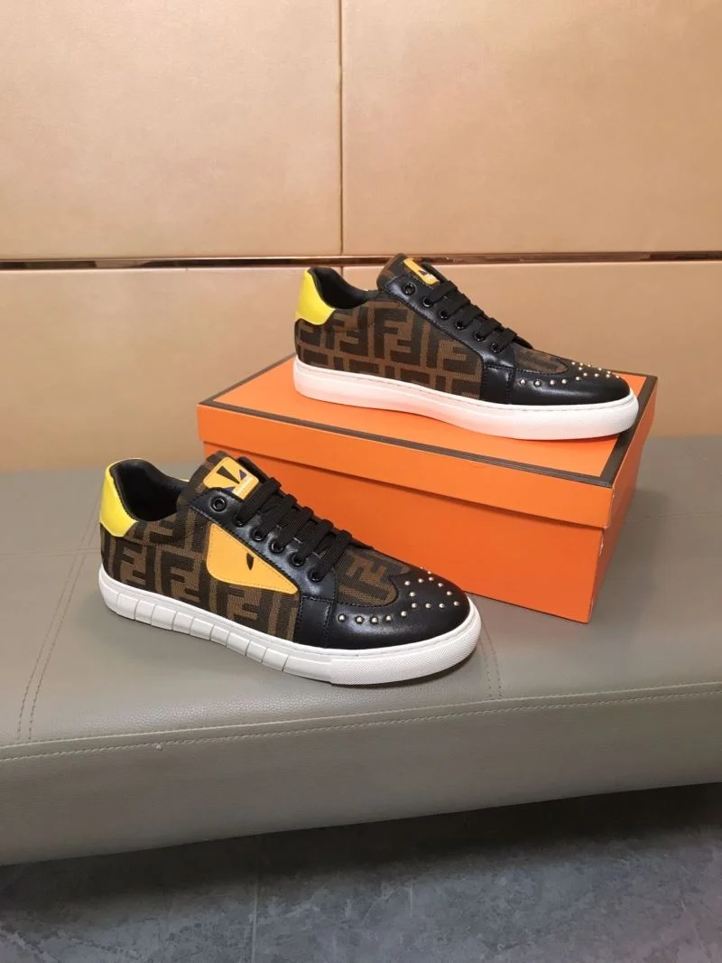 Brand-authenticated Fendi Low Shoes