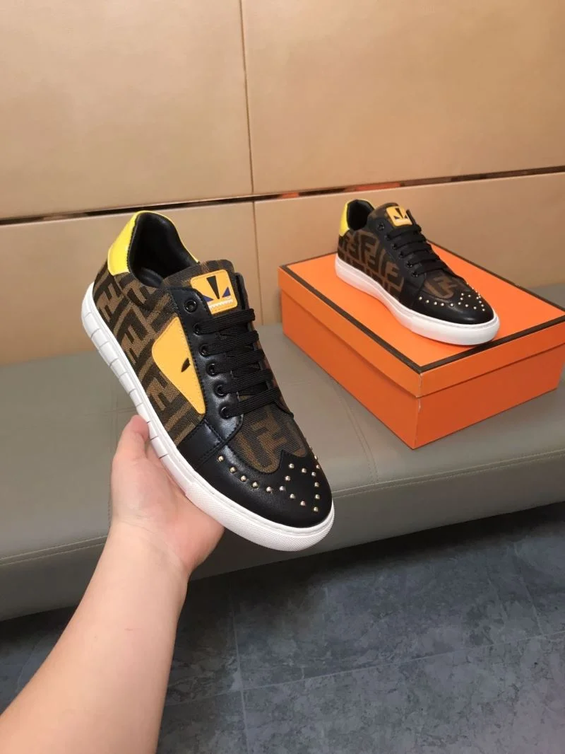 Brand-authenticated Fendi Low Shoes