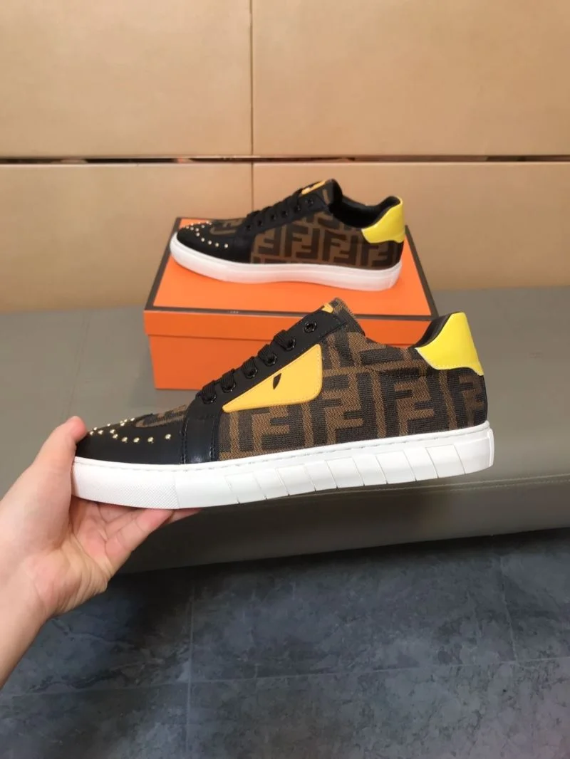 Brand-authenticated Fendi Low Shoes