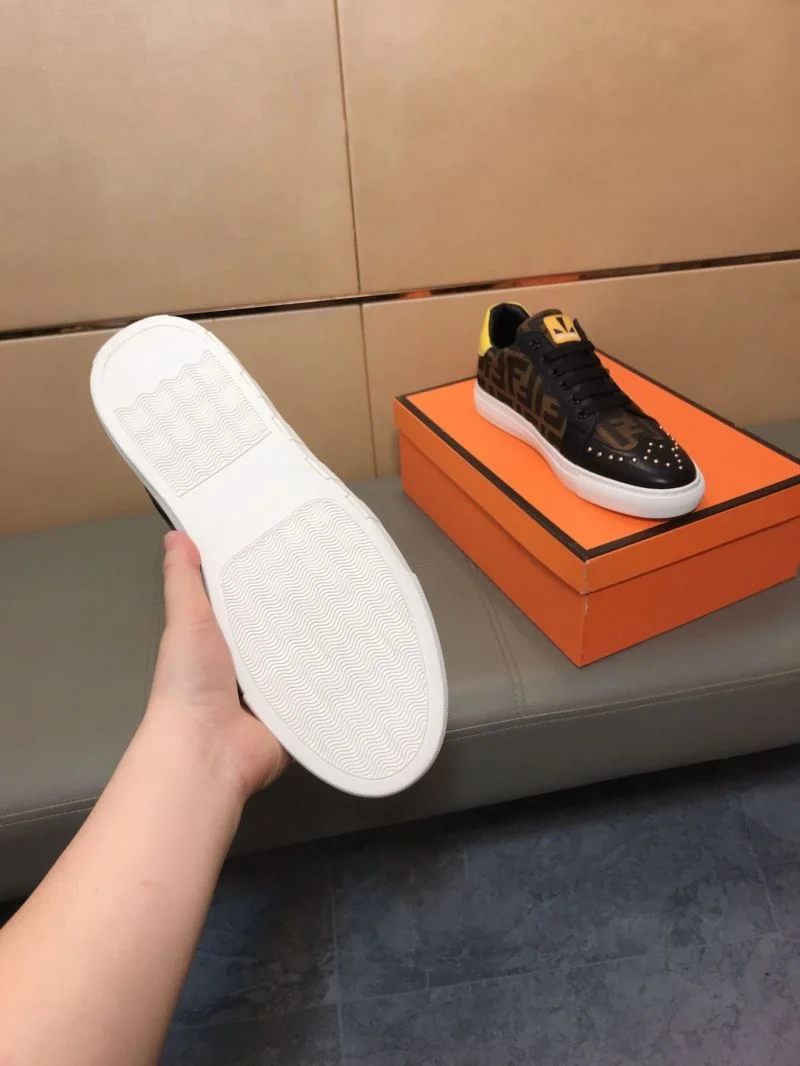 Brand-authenticated Fendi Low Shoes