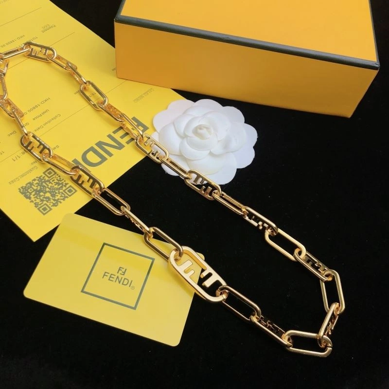 Precise copy Fendi Necklaces