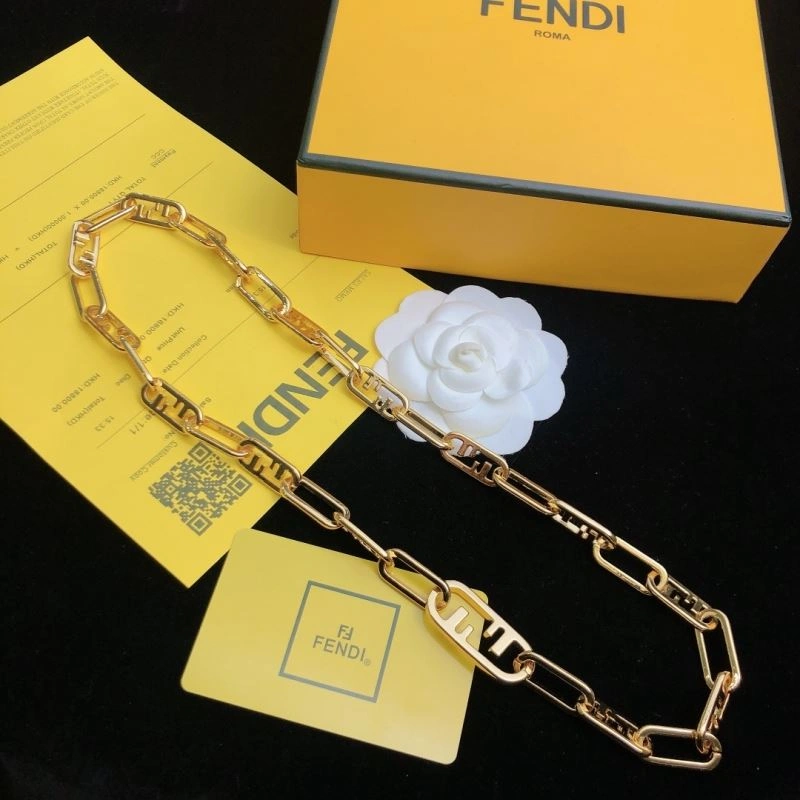 Precise copy Fendi Necklaces