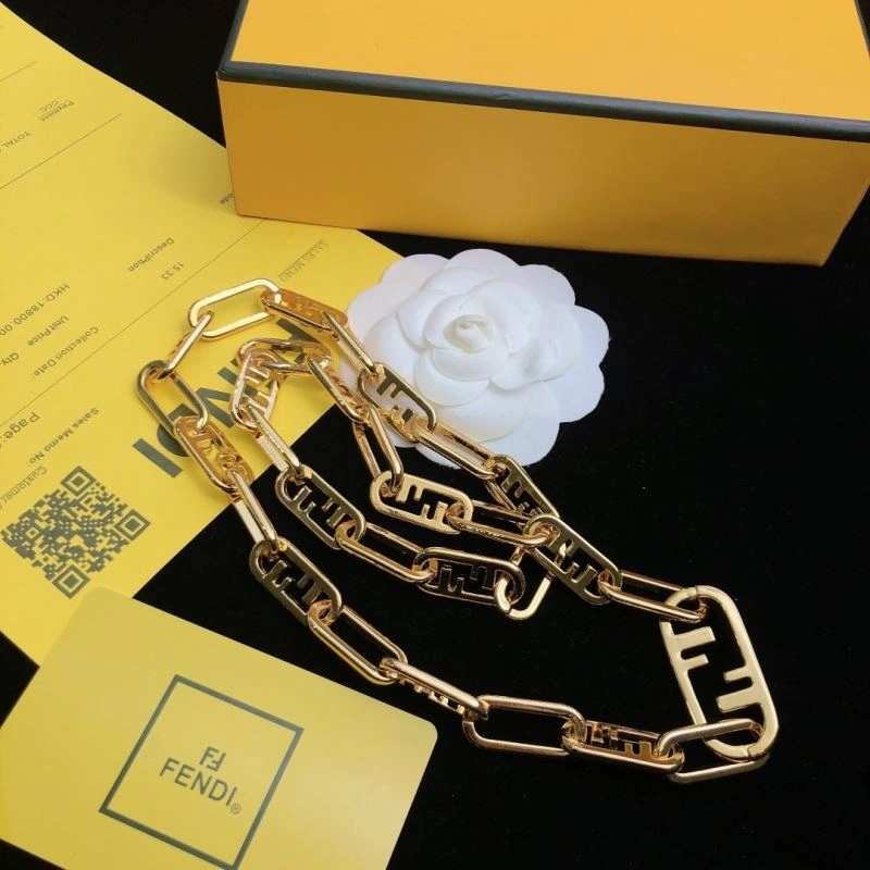 Precise copy Fendi Necklaces