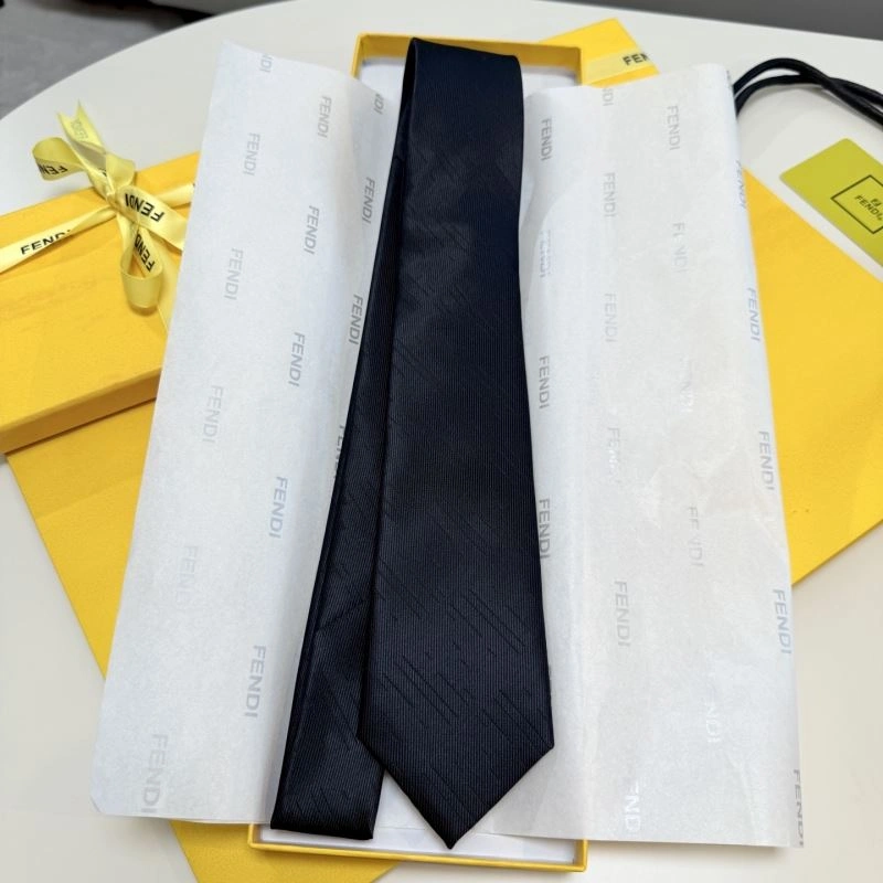 Factory-made Fendi Neckties