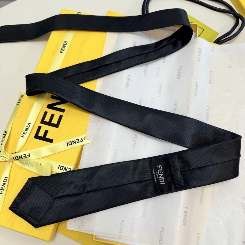 Factory-made Fendi Neckties