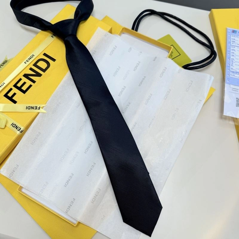 Factory-made Fendi Neckties