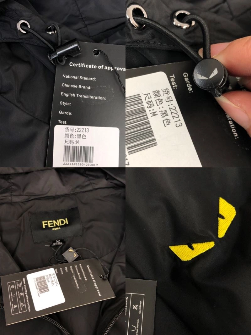 1:1 copy Fendi Outwear
