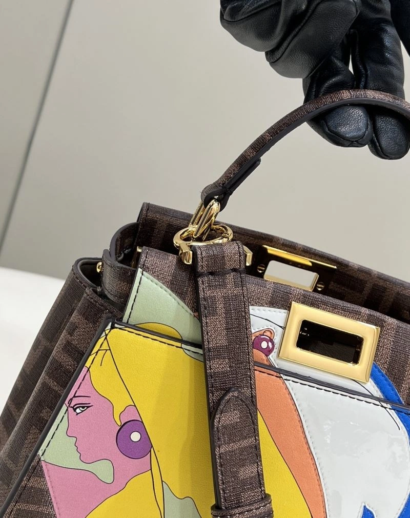 Brand-authenticated Fendi Peekaboo Bags